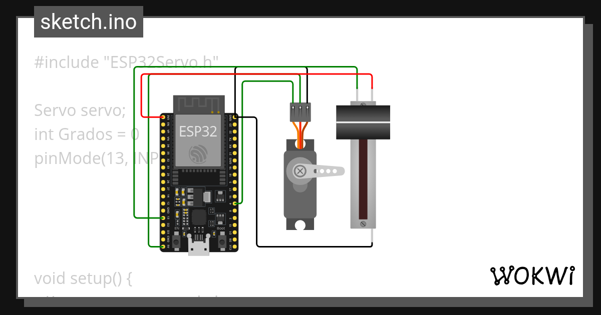 Servo - Wokwi ESP32, STM32, Arduino Simulator