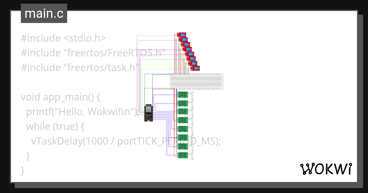 Scale and Water - Wokwi ESP32, STM32, Arduino Simulator