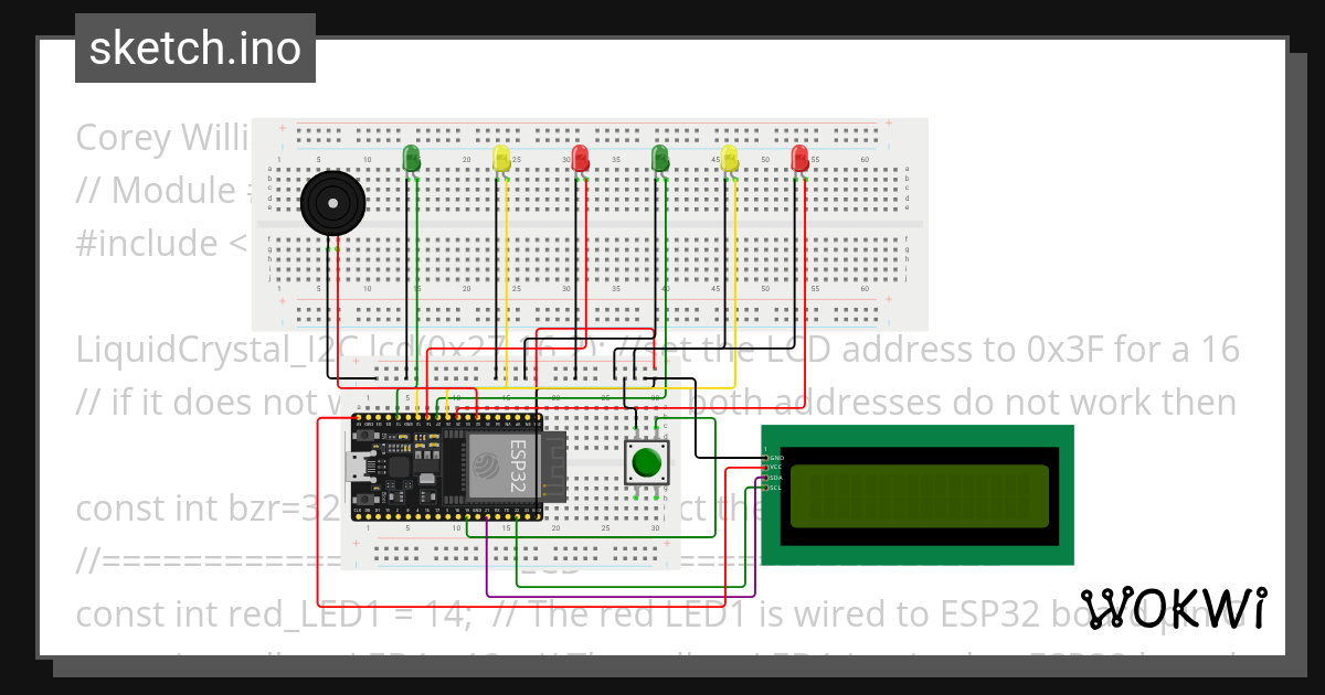 Module 5 Corey Williams Copy 2 Wokwi Esp32 Stm32 Arduino Simulator 0282