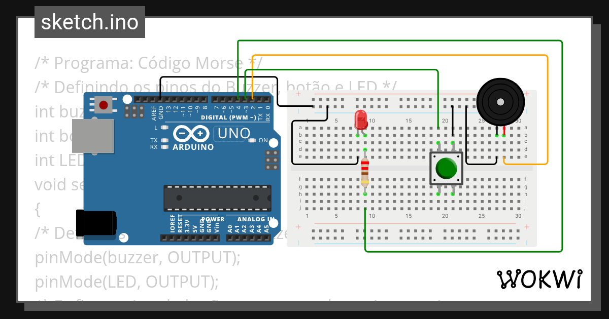 Codigomorseparte2 Wokwi Esp32 Stm32 Arduino Simulator 8031