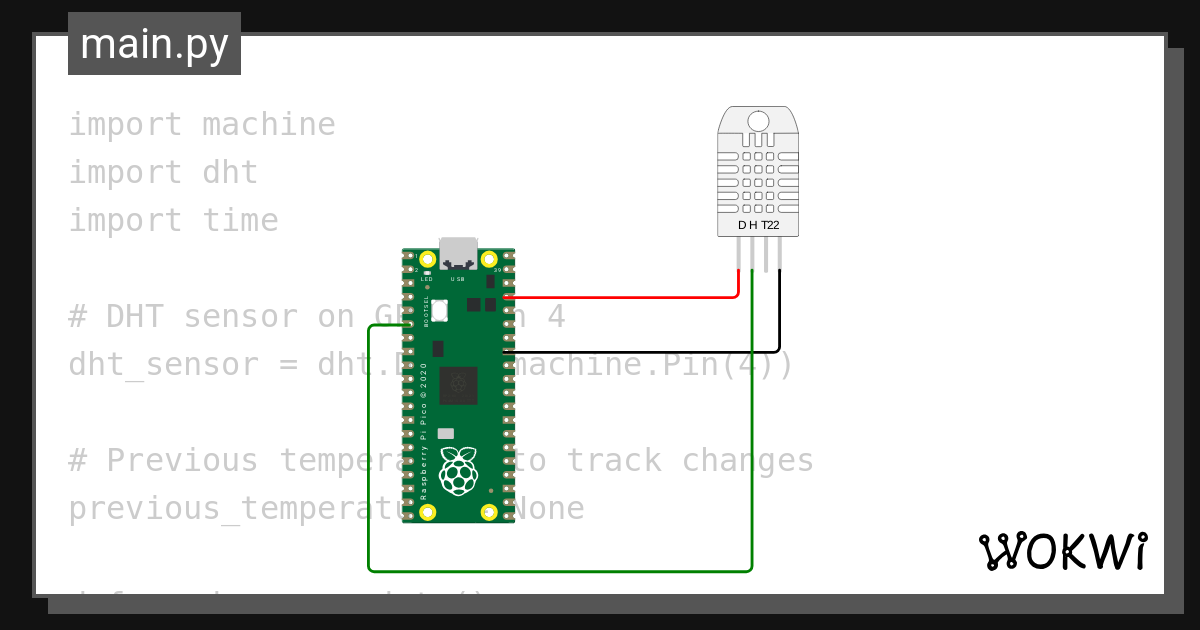 Assignment 6 Raspberry Pi Dht22 And Ultrasound Wokwi Esp32 Stm32 Arduino Simulator