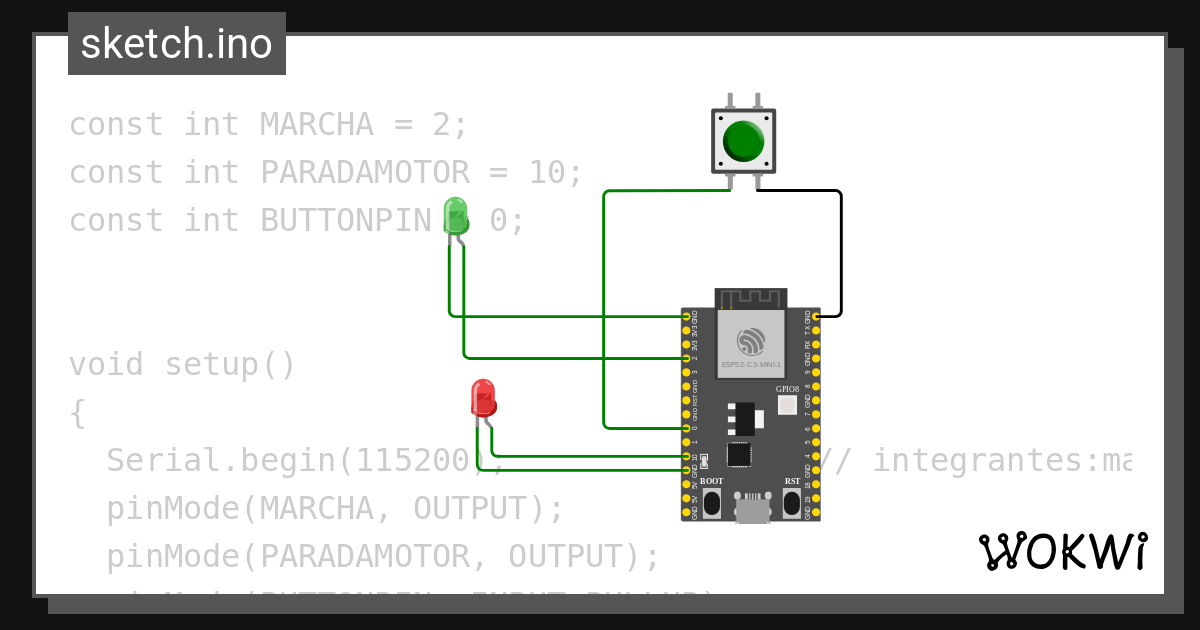 Problema 1 Onof Wokwi Esp32 Stm32 Arduino Simulator