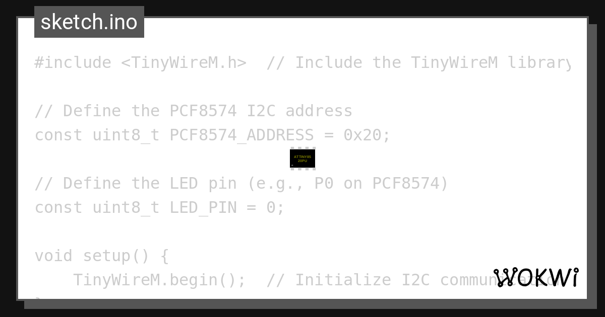 Attiny Wokwi Esp32 Stm32 Arduino Simulator