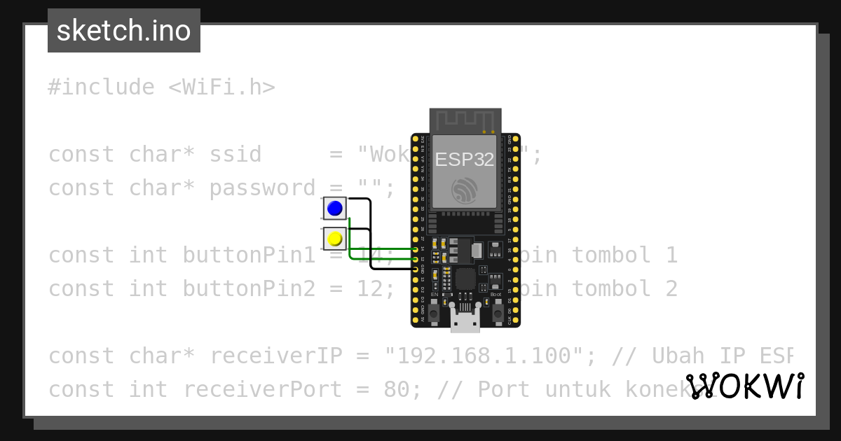 Pengirim Wokwi Esp32 Stm32 Arduino Simulator 6870