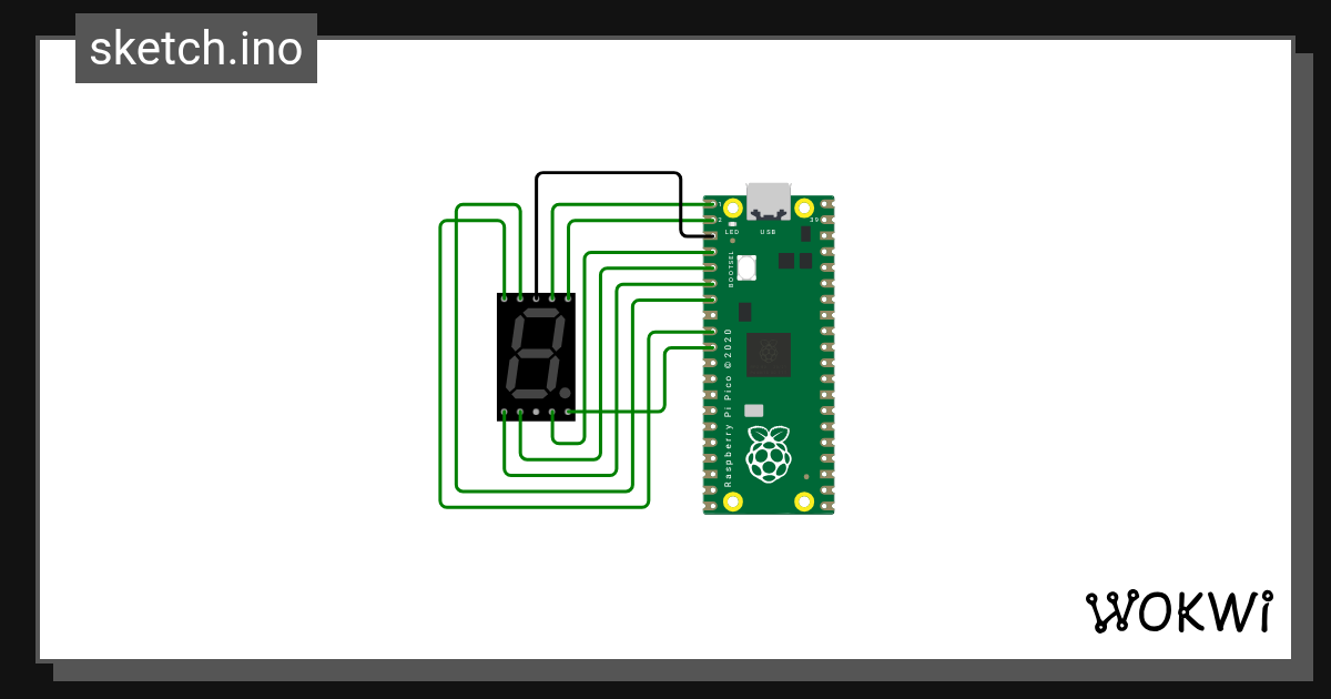 7 Segment Copy Wokwi Esp32 Stm32 Arduino Simulator 7962