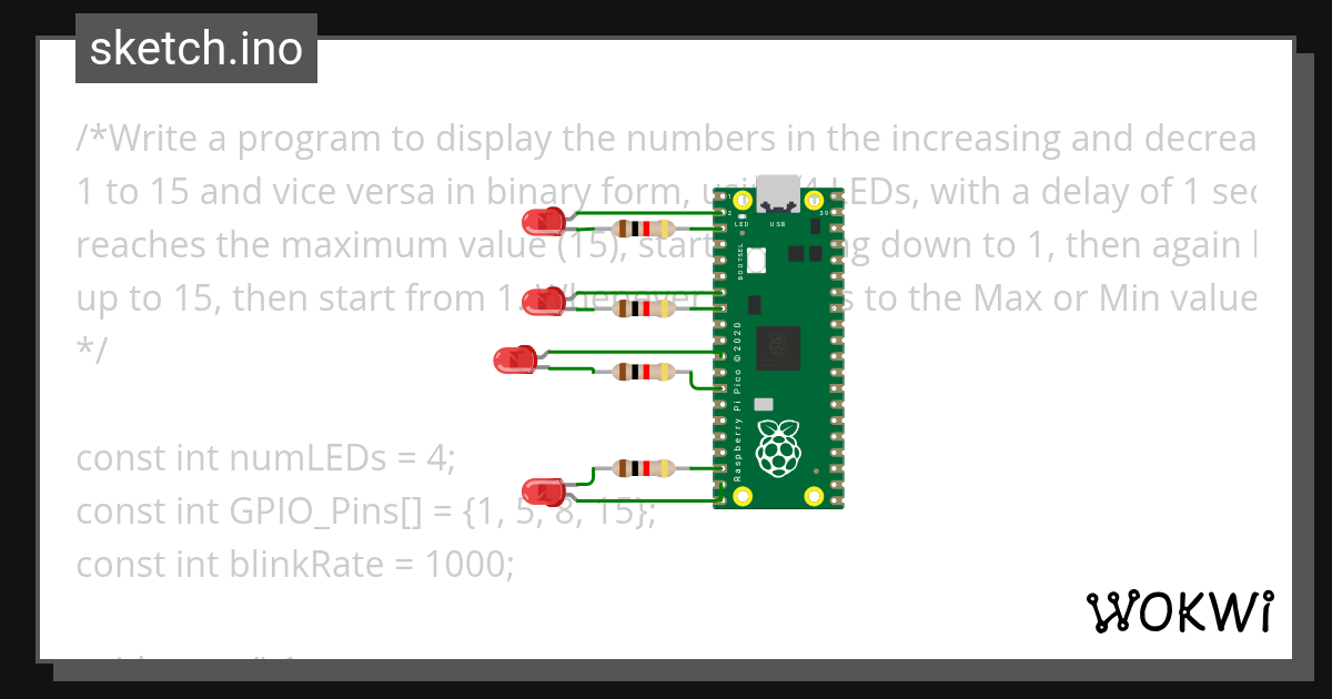 exp2.2 - Wokwi ESP32, STM32, Arduino Simulator