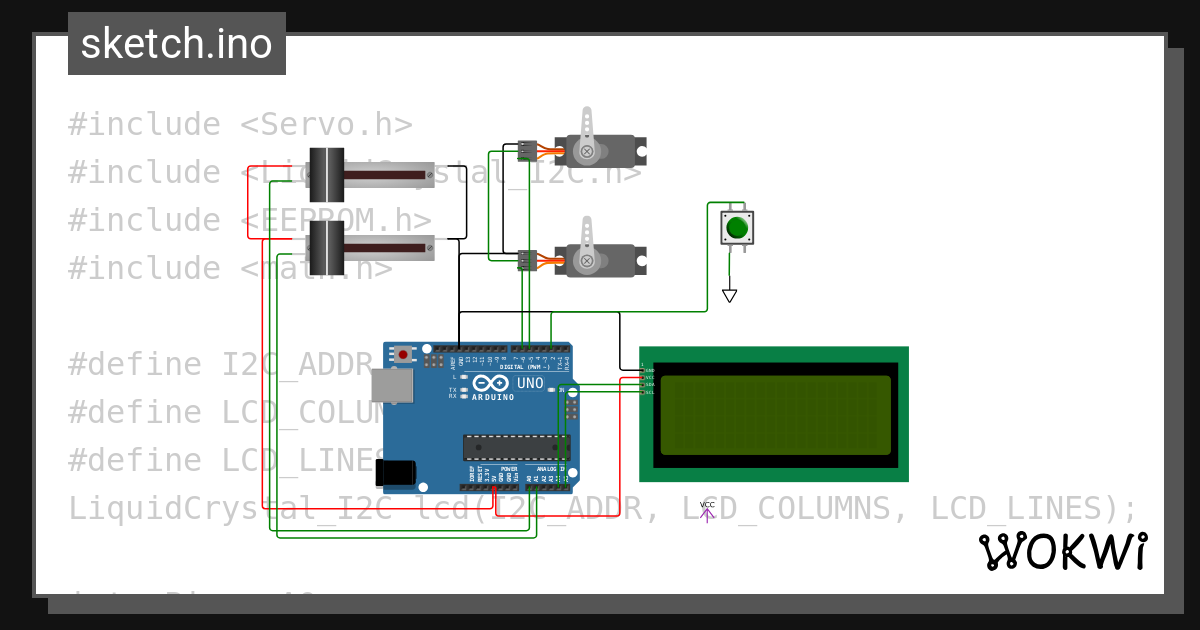 Potİleservokontrolü Wokwi Esp32 Stm32 Arduino Simulator