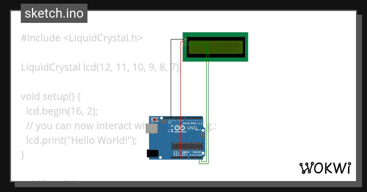 Lcdhelloworld Wokwi Esp32 Stm32 Arduino Simulator