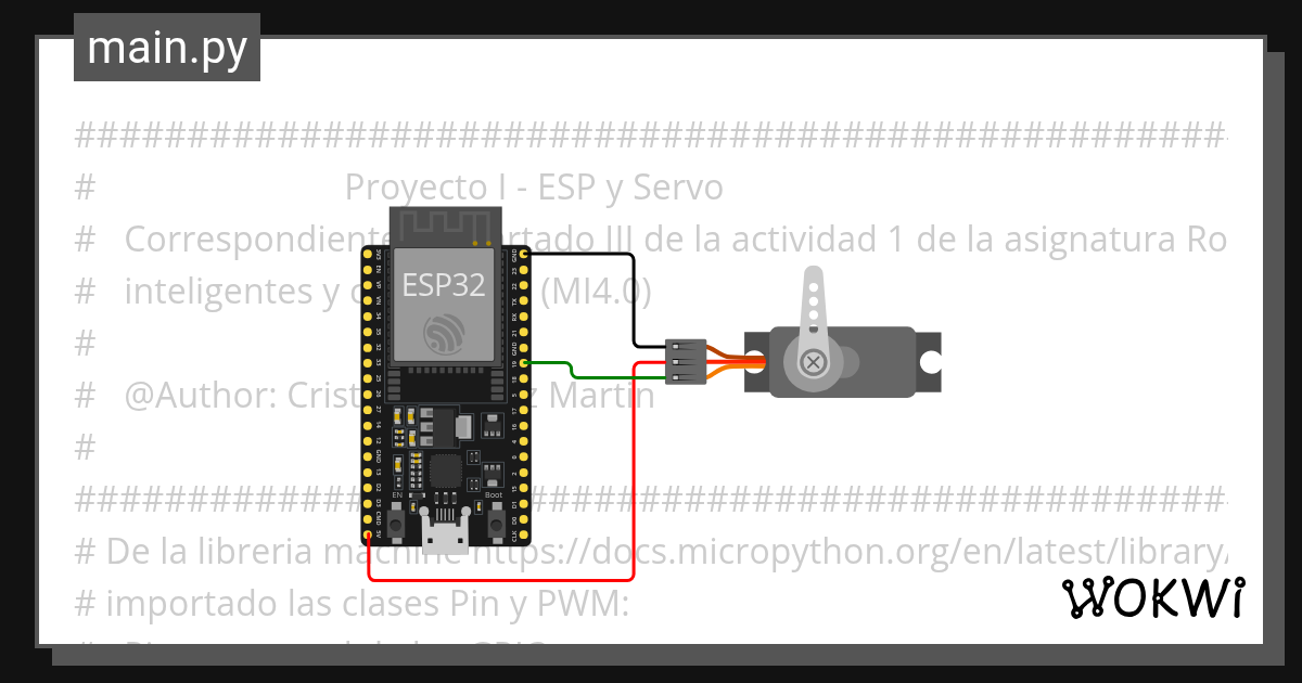 Proyecto I - Wokwi ESP32, STM32, Arduino Simulator