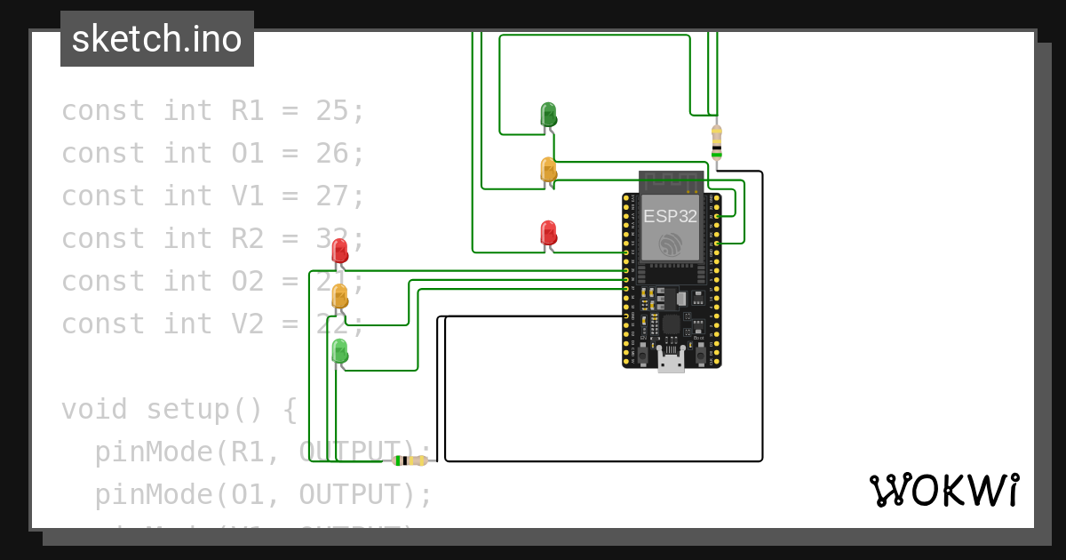 Tp1 Ex1 Wokwi Esp32 Stm32 Arduino Simulator 