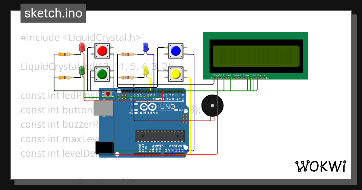 demo - Wokwi ESP32, STM32, Arduino Simulator