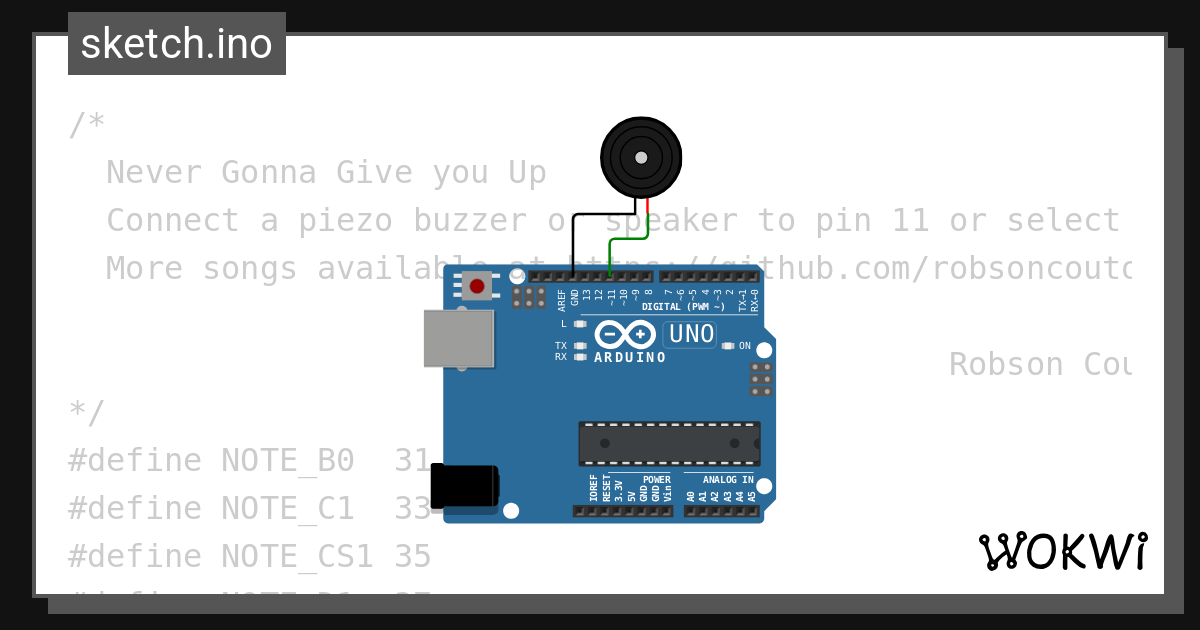 Musical Car Horn Wokwi Esp32 Stm32 Arduino Simulator
