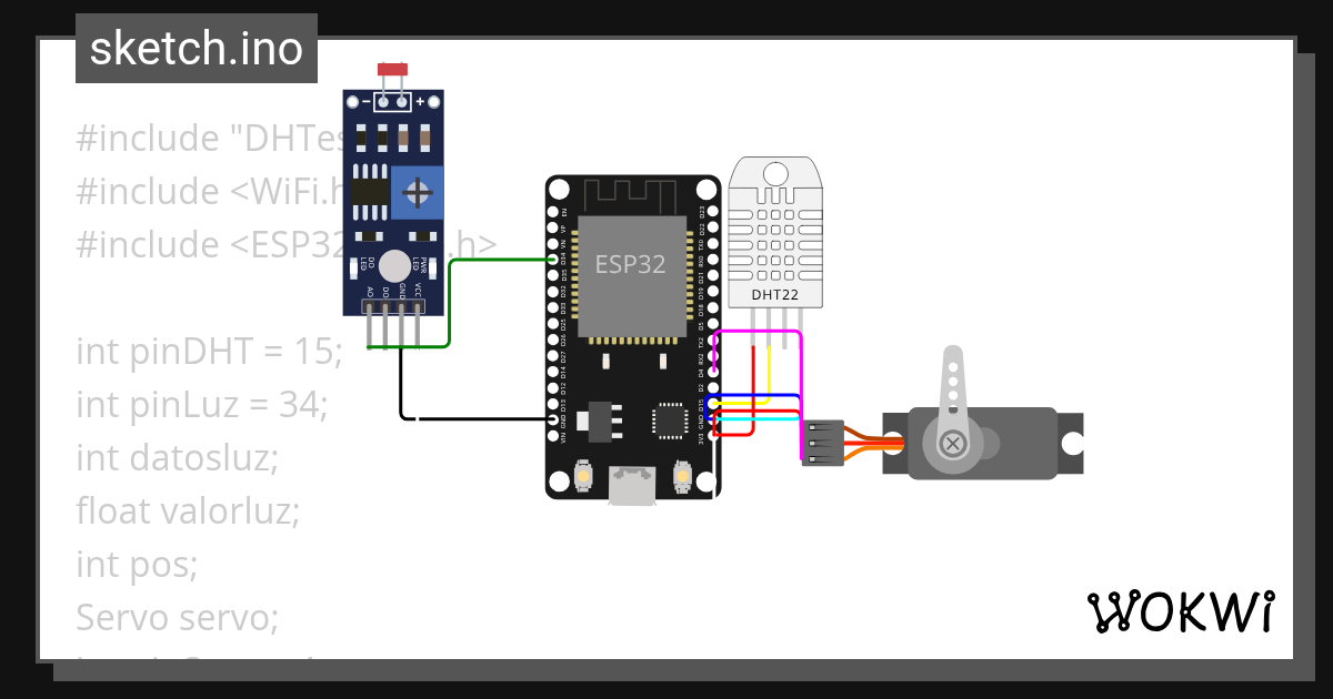 Monitoreando una planta real - Wokwi ESP32, STM32, Arduino Simulator