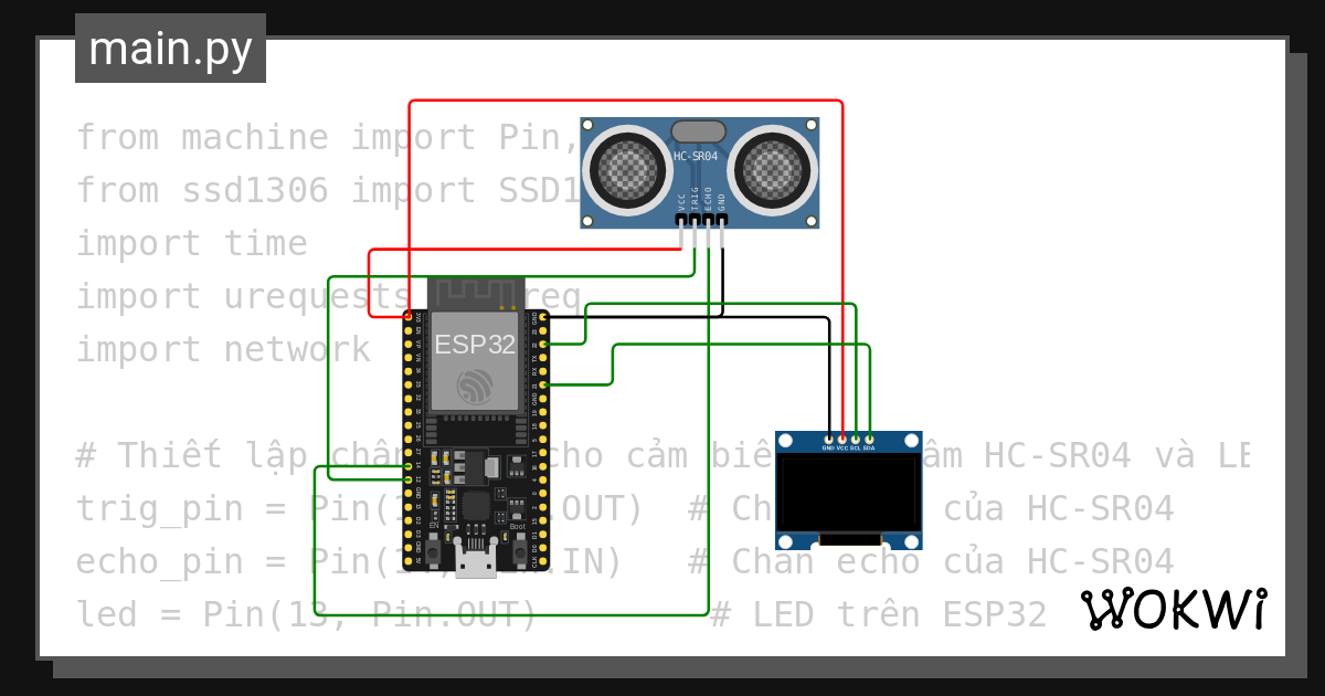 Hc Sr04 Wokwi Esp32 Stm32 Arduino Simulator