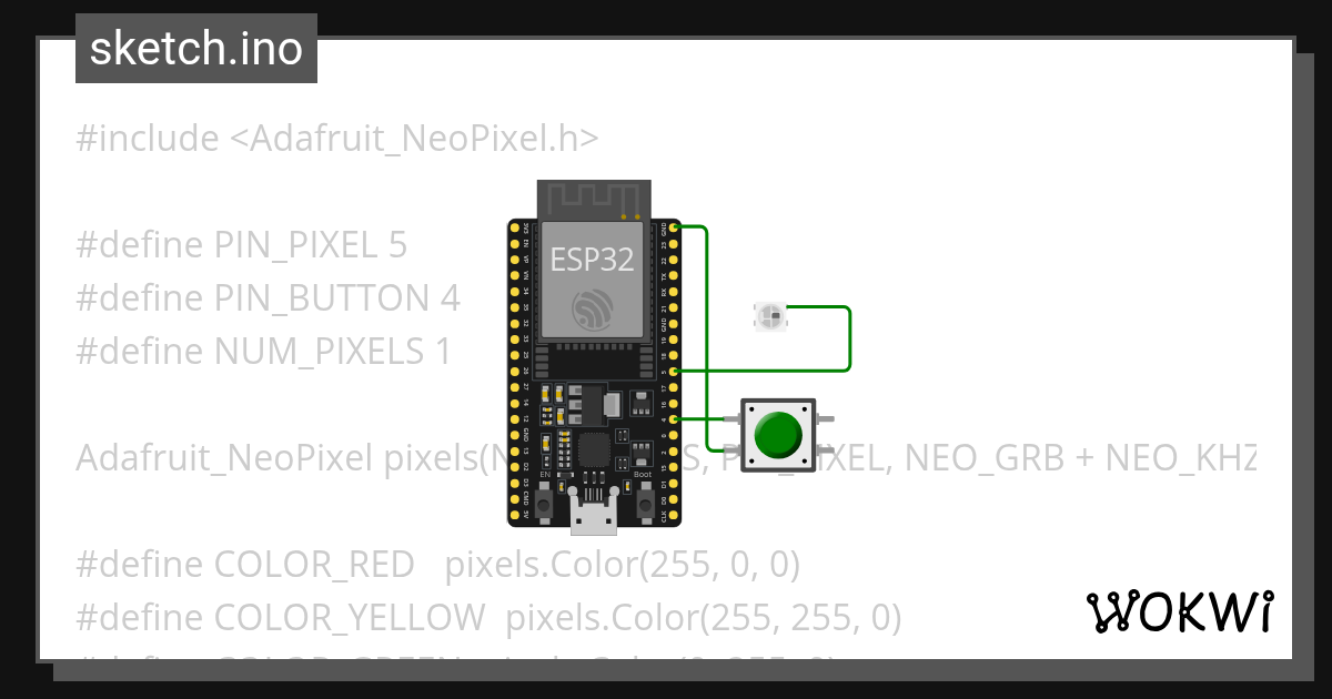 Button Press Long Mid Short With Debounce Wokwi Esp32 Stm32 Arduino