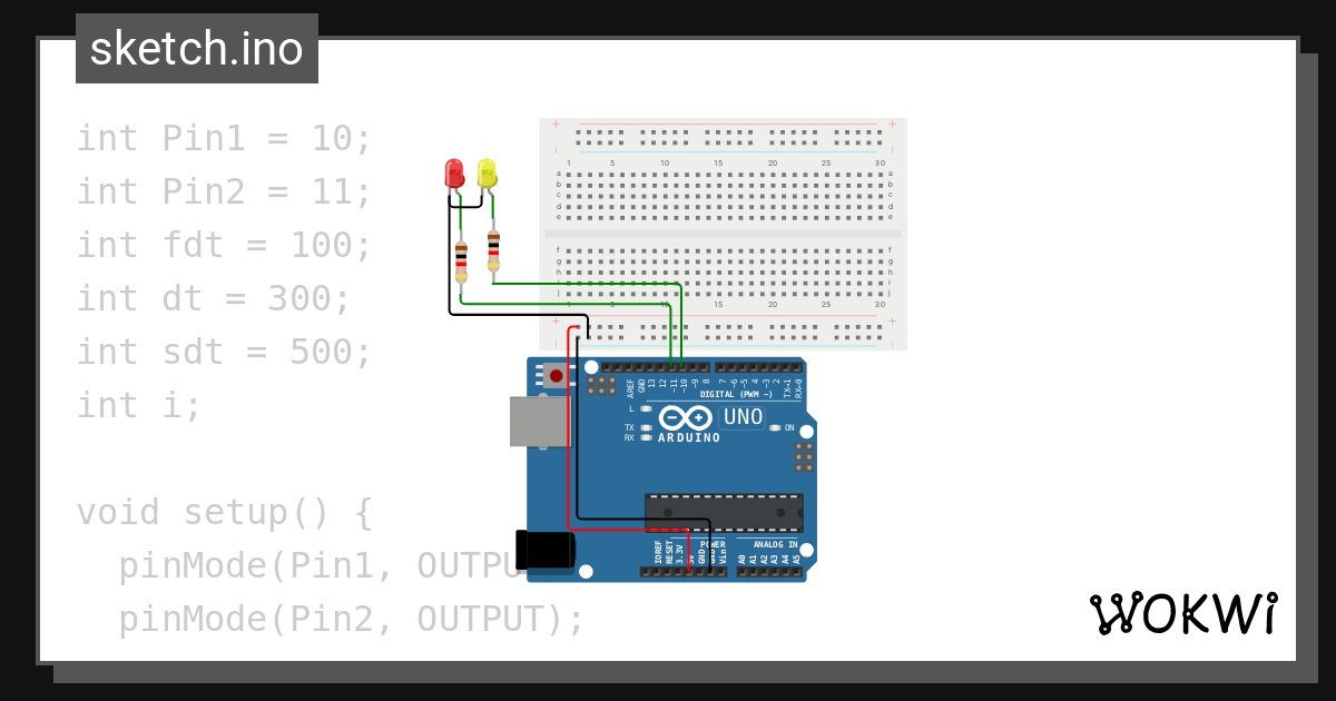 Ciclo For Wokwi Esp32 Stm32 Arduino Simulator 4434