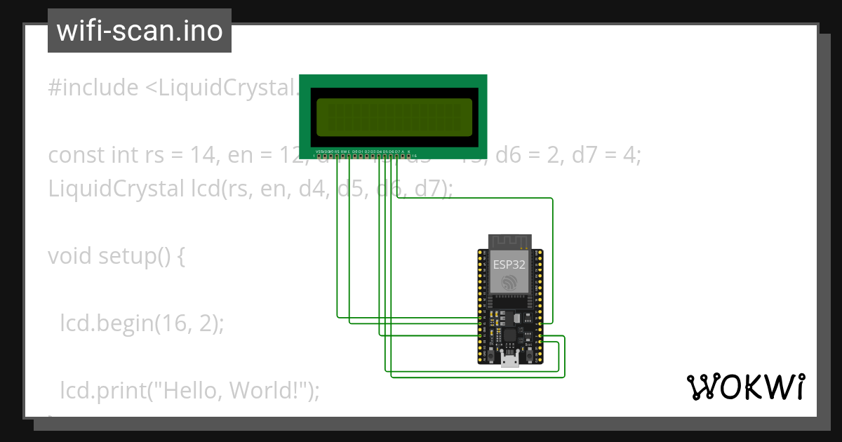 wifi-scan.ino dht22 Copy - Wokwi ESP32, STM32, Arduino Simulator wifi-scan.ino dht22 Copy - Wokwi ESP32, STM32, Arduino Simulator