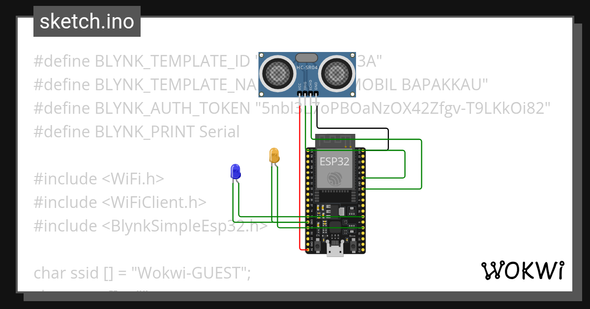 Parkiran Wokwi Esp32 Stm32 Arduino Simulator 