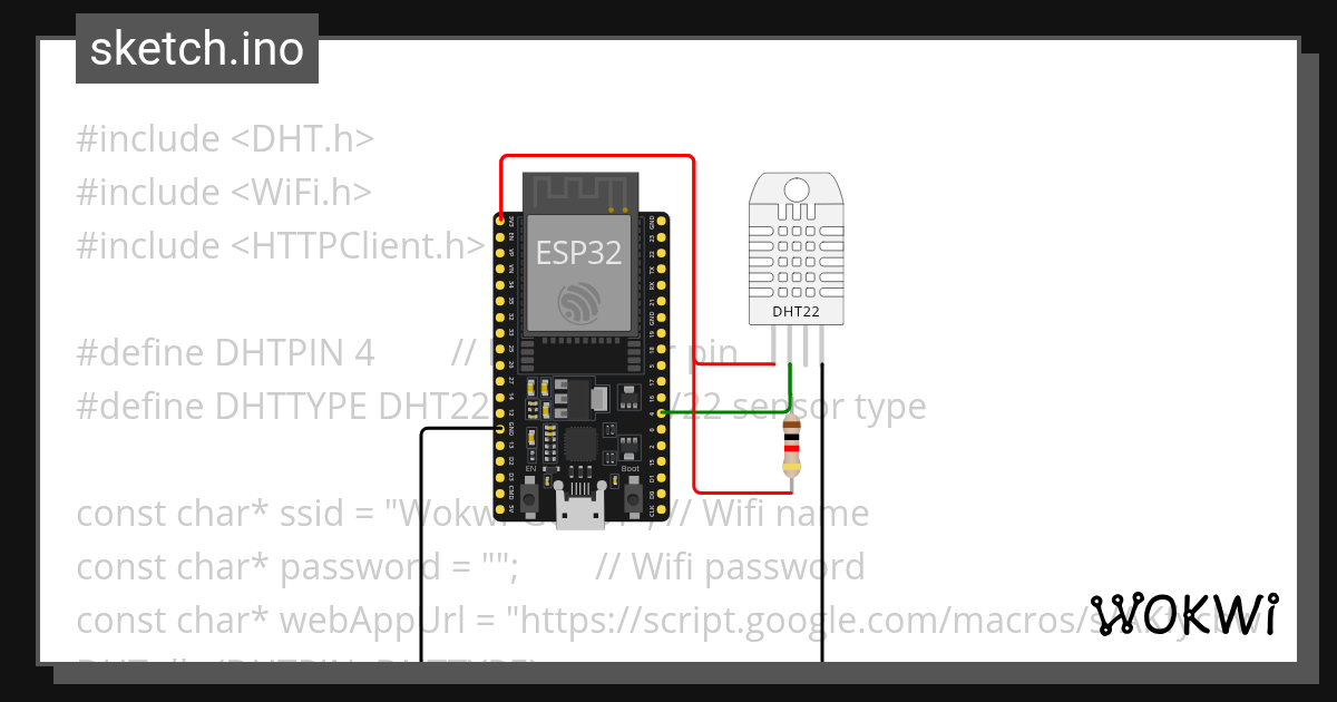 DHT - Wokwi ESP32, STM32, Arduino Simulator