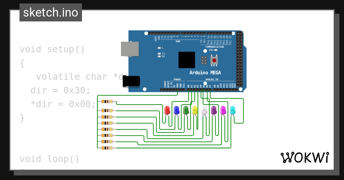 Led Blinking Wokwi Esp32 Stm32 Arduino Simulator 8326