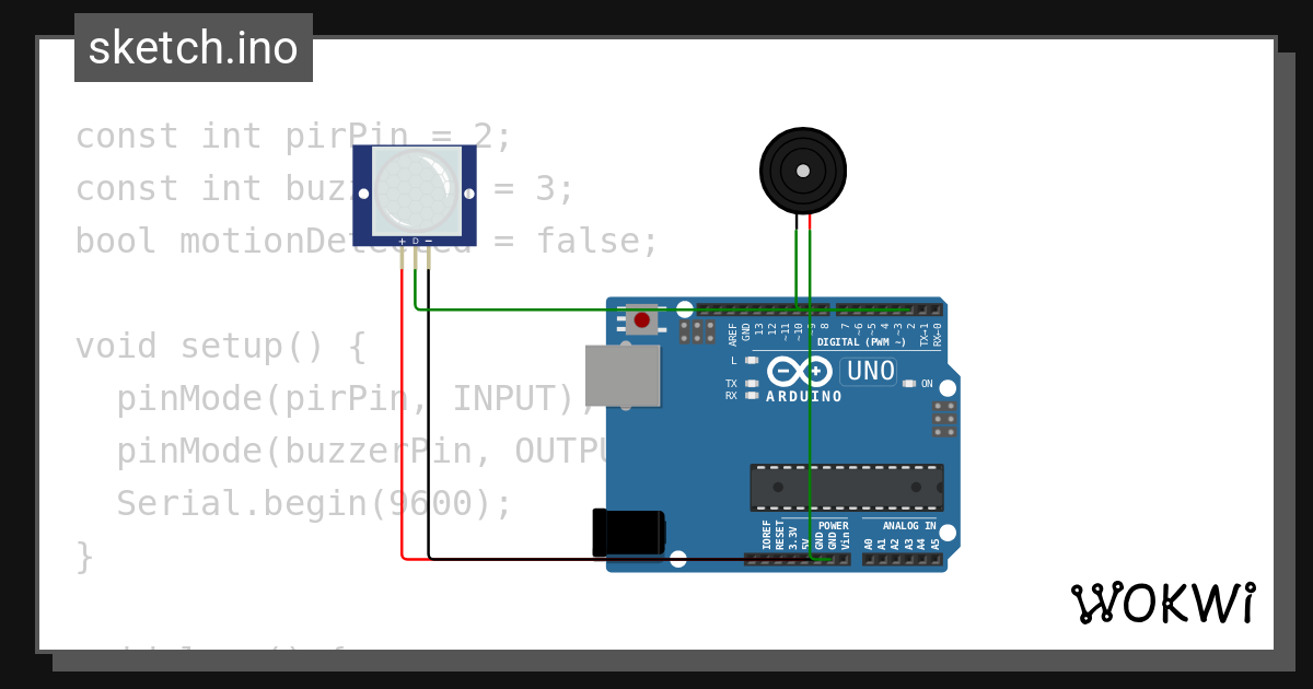 Contactless Doorbell System Wokwi Esp32 Stm32 Arduino Simulator