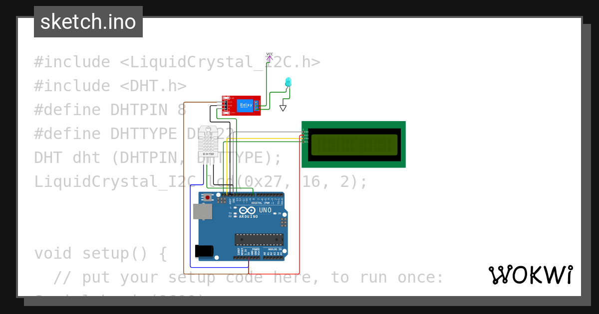 Sensor Kipas Automatis Wokwi Esp32 Stm32 Arduino Simulator