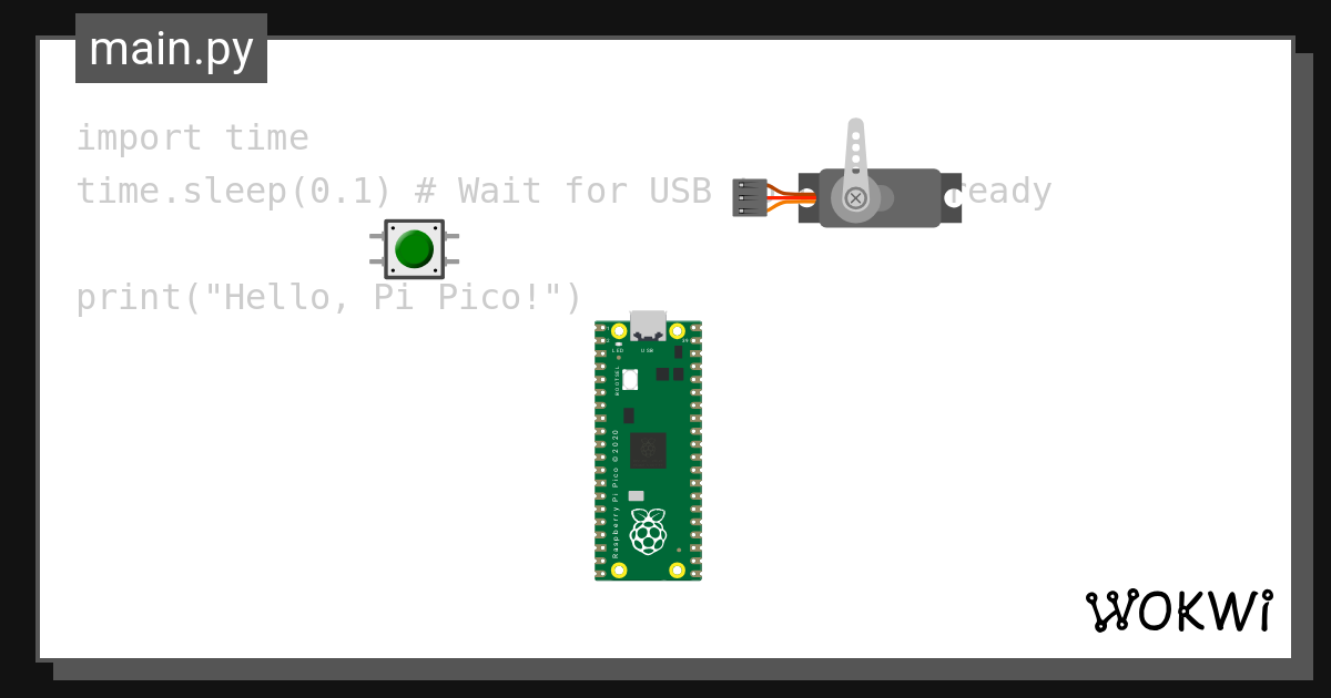 Bouton Servo Wokwi Esp32 Stm32 Arduino Simulator