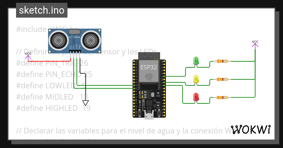 leAK water - Wokwi ESP32, STM32, Arduino Simulator