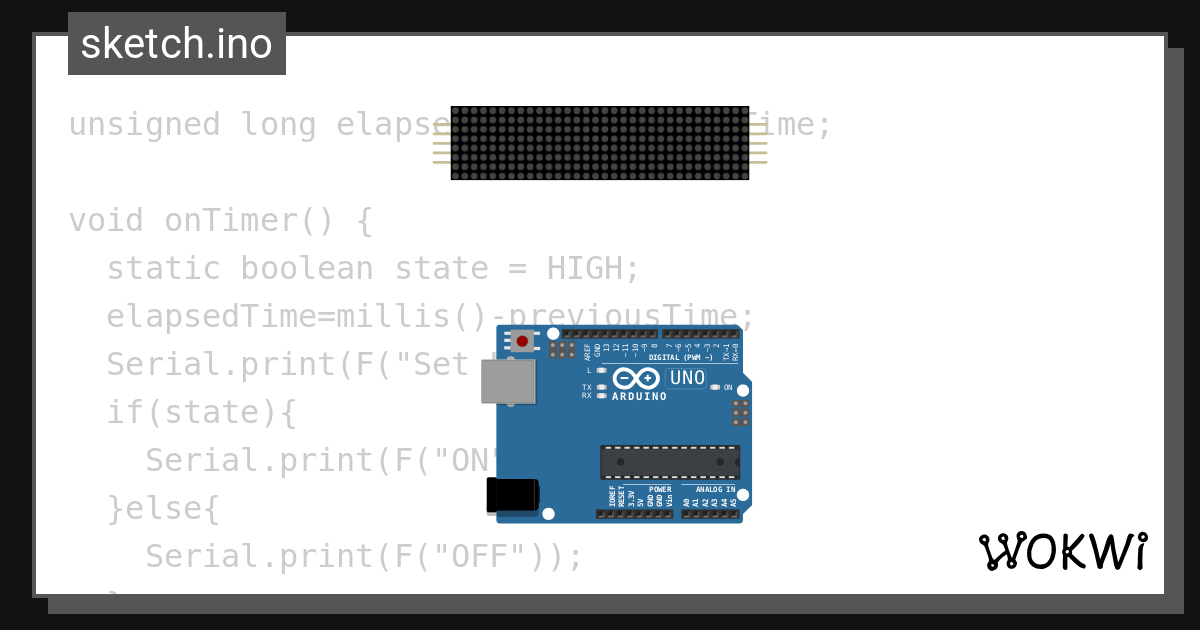 Pisca Wokwi Esp32 Stm32 Arduino Simulator