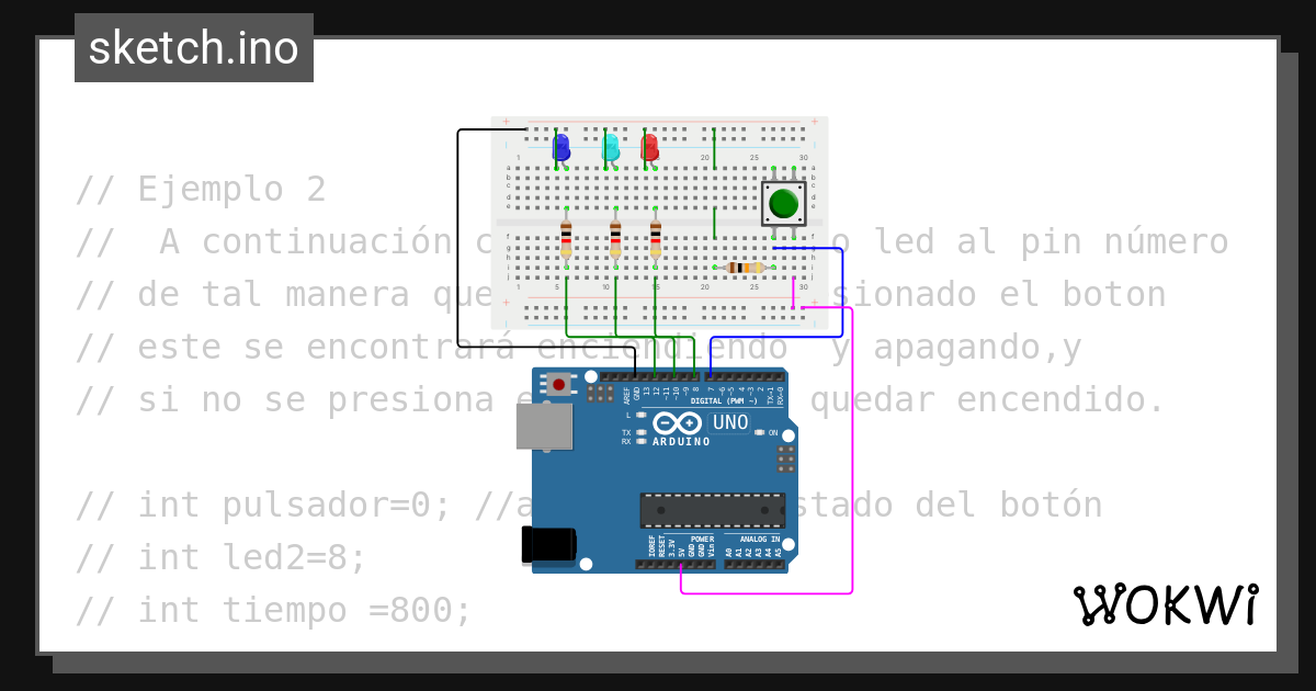 Ejercicio 2 Pulsador Wokwi Esp32 Stm32 Arduino Simulator 3878