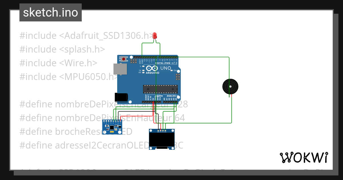 code angle chrono LED/buzzer ecris gros Copy - Wokwi ESP32, STM32 ...