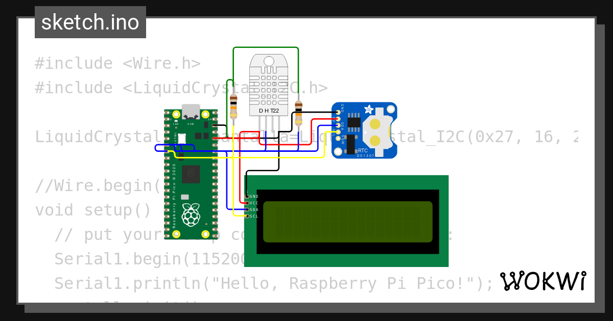 I2c Lcd Wokwi Esp32 Stm32 Arduino Simulator 1497