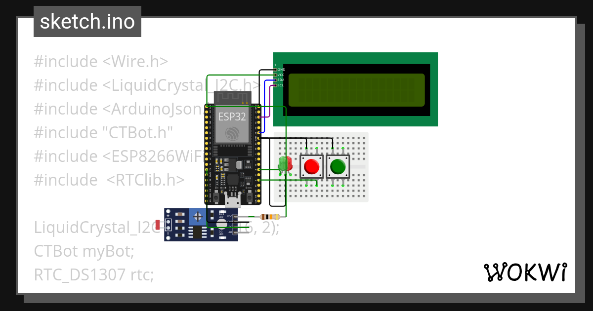 SWITCH MENU - Wokwi ESP32, STM32, Arduino Simulator