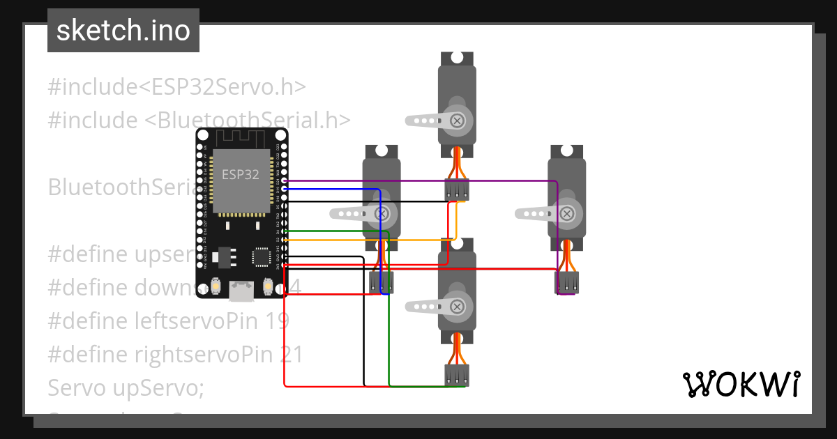 PWM馬達 - Wokwi ESP32, STM32, Arduino Simulator