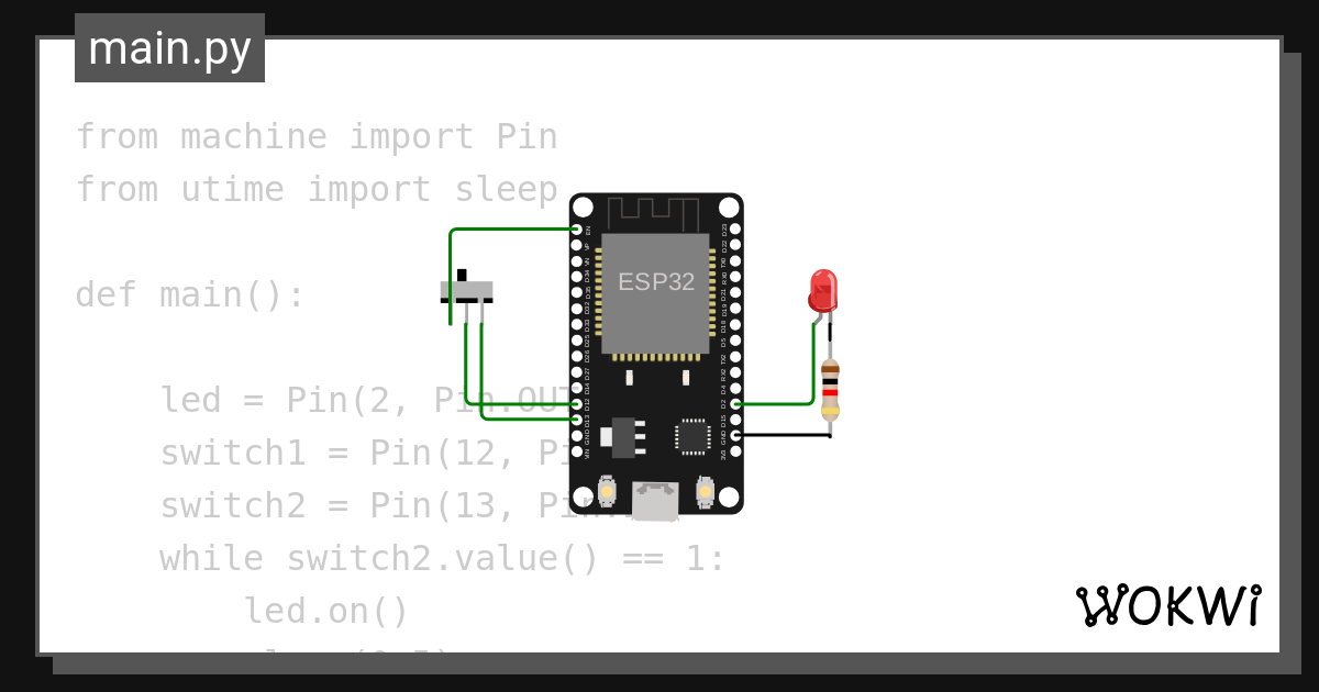 Micropython Blink Esp32 Copy Wokwi Esp32 Stm32 Arduino Simulator 7920