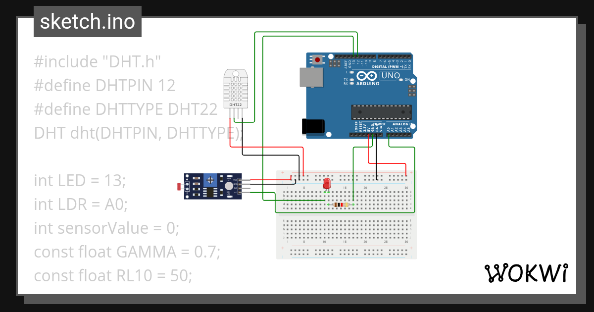 dht22-led - Wokwi ESP32, STM32, Arduino Simulator