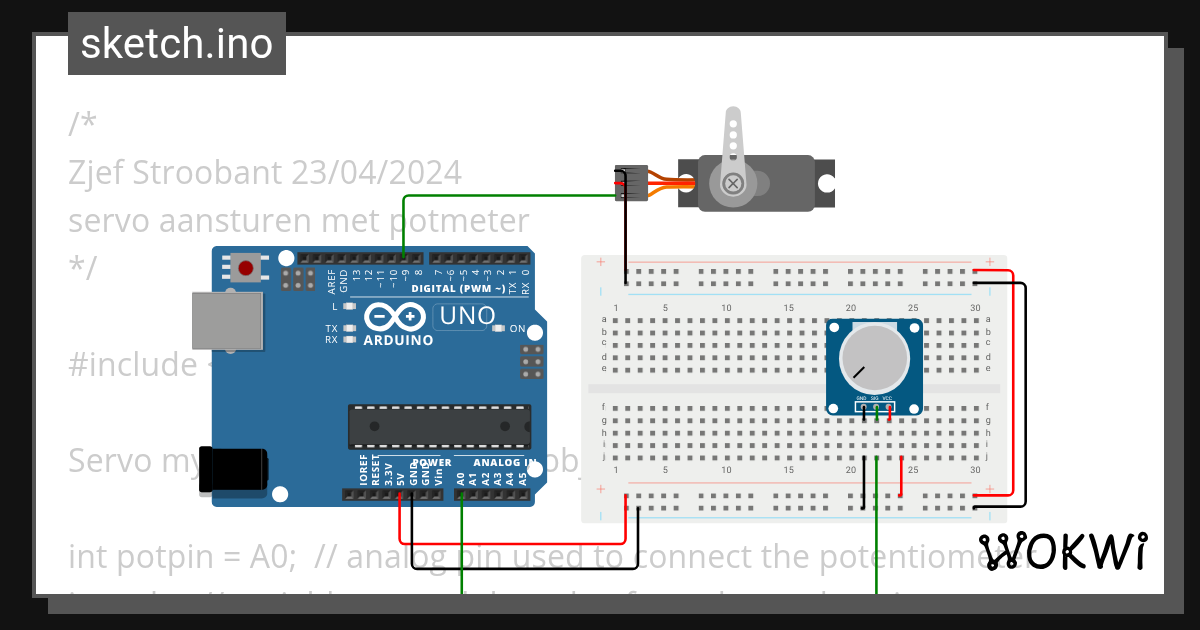 Knob Wokwi Esp32 Stm32 Arduino Simulator 0366