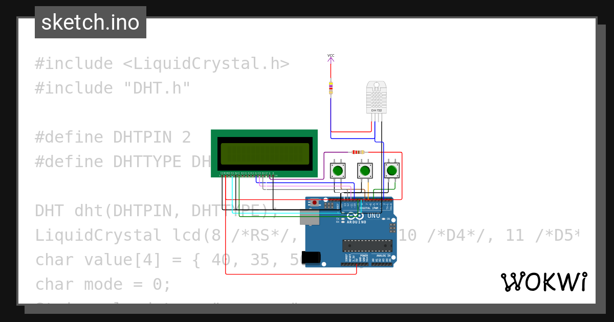 Keyandlcd1602 Anddht11 Copy1 Wokwi Esp32 Stm32 Arduino Simulator