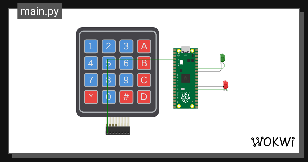 Keypad Oled Servo Led Wokwi Esp32 Stm32 Arduino Simulator 9379