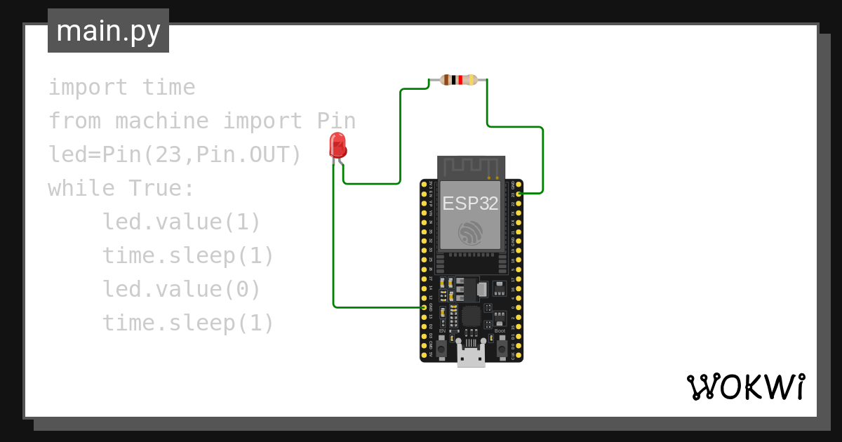 Led Malek Anas Zouaghi Wokwi Esp32 Stm32 Arduino Simulator 7002
