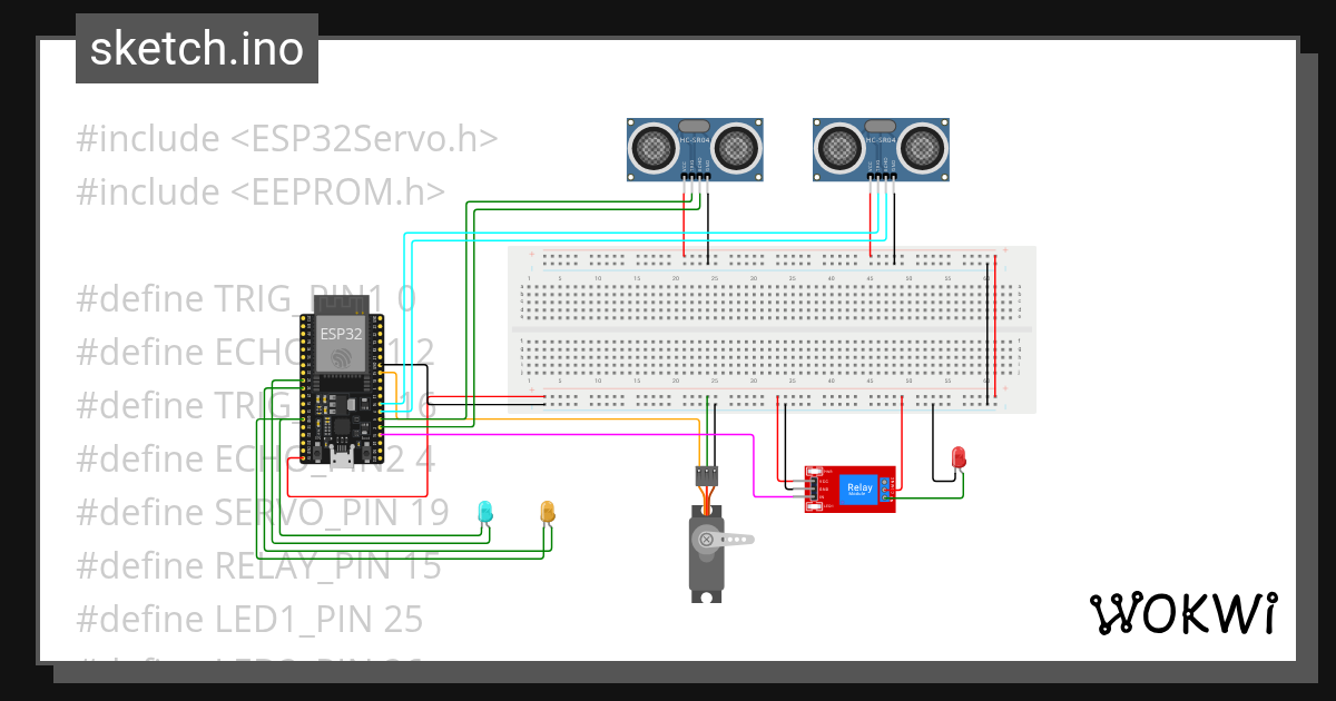 pet feeder - Wokwi ESP32, STM32, Arduino Simulator