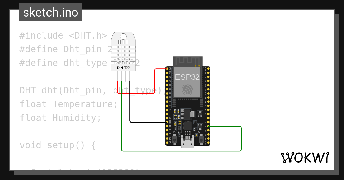 Temphum Wokwi Esp32 Stm32 Arduino Simulator 0114