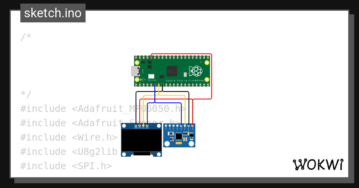 G Force Meter Wokwi Esp32 Stm32 Arduino Simulator 0144