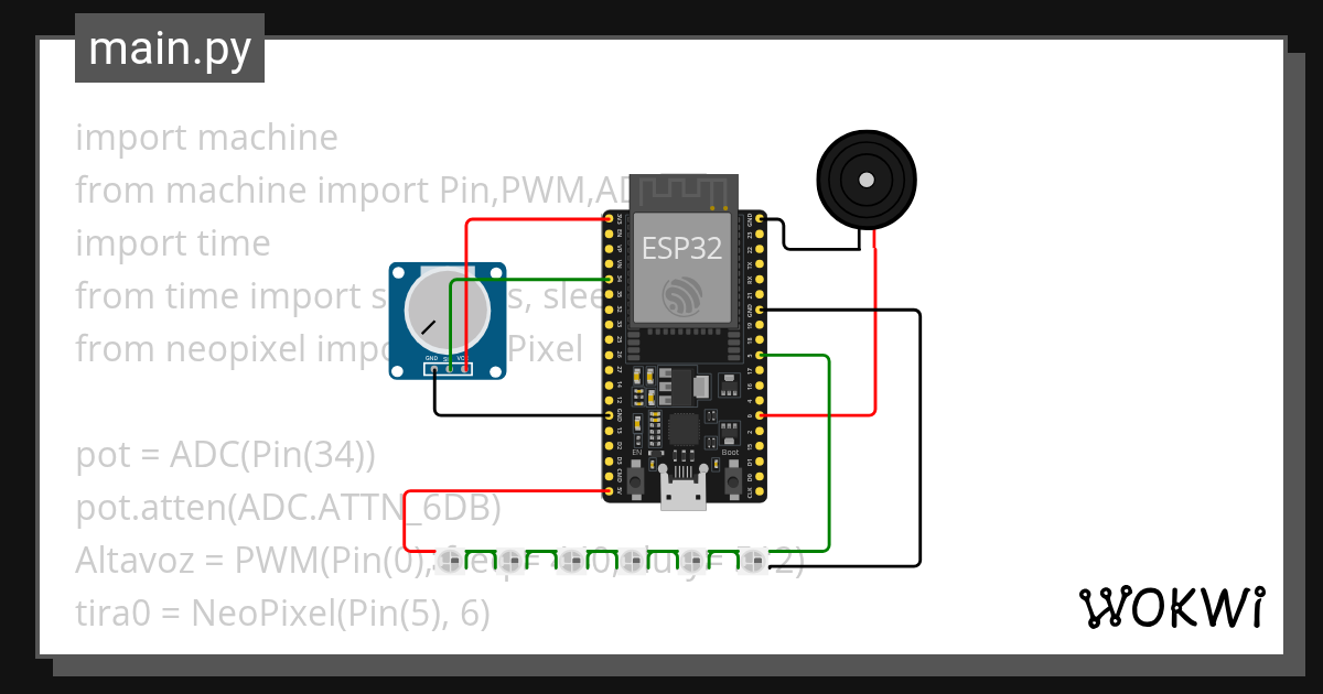 Wokwi - Online ESP32, STM32, Arduino Simulator