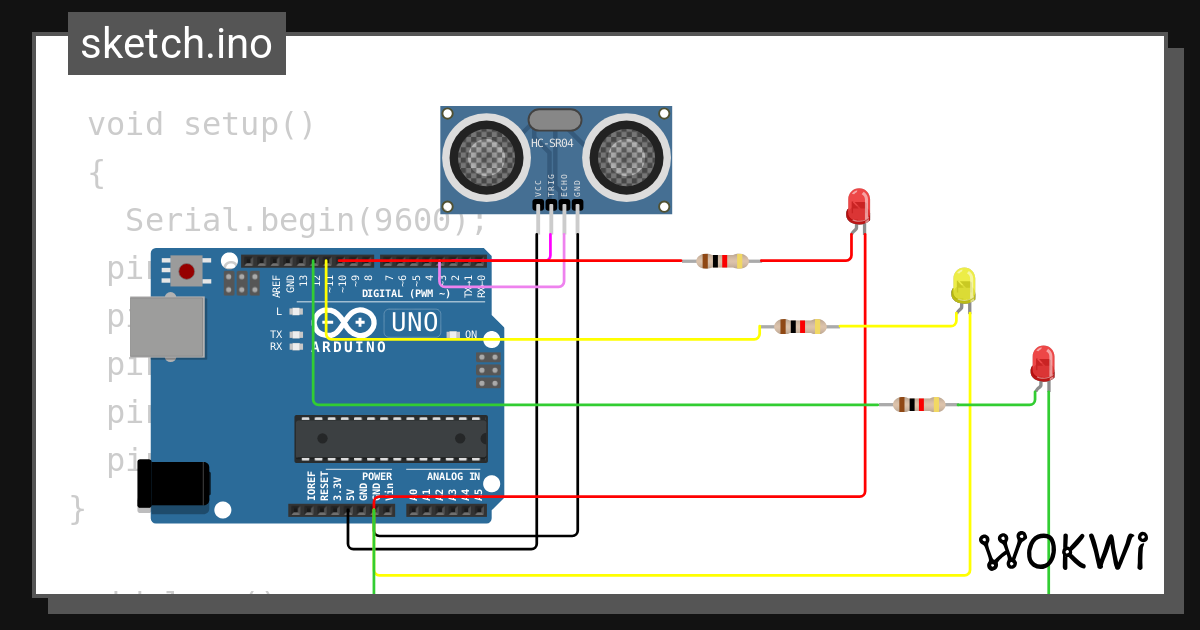Niken Carolinsensor Ultrasonic Wokwi Esp32 Stm32 Arduino Simulator