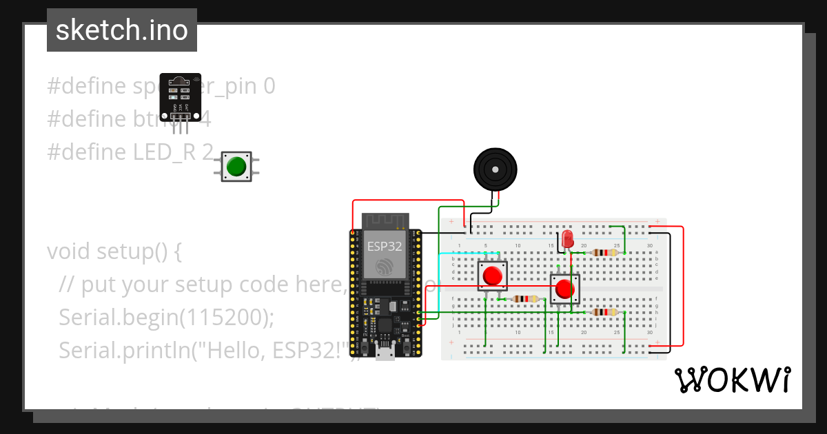 65056506 กิตติวัฒน์ เจริญอุดมโชคชัย Wokwi Esp32 Stm32 Arduino Simulator 6266