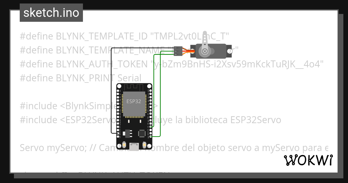 5. Blynk - Wokwi ESP32, STM32, Arduino Simulator