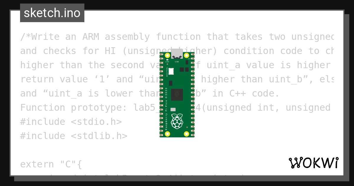 58assembly Lower Higher Wokwi Esp32 Stm32 Arduino Simulator 4120