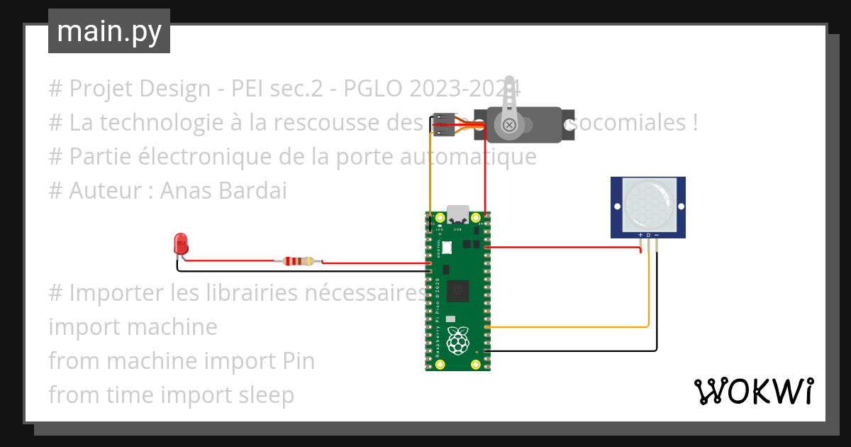 projet science projet design 24 avril - Wokwi ESP32, STM32, Arduino Simulator