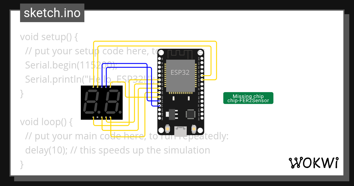 zad2 - Wokwi ESP32, STM32, Arduino Simulator